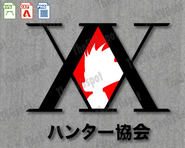 HUNTER x HUNTER (Hunter-Hunter) Amime TV Show Logo SVG